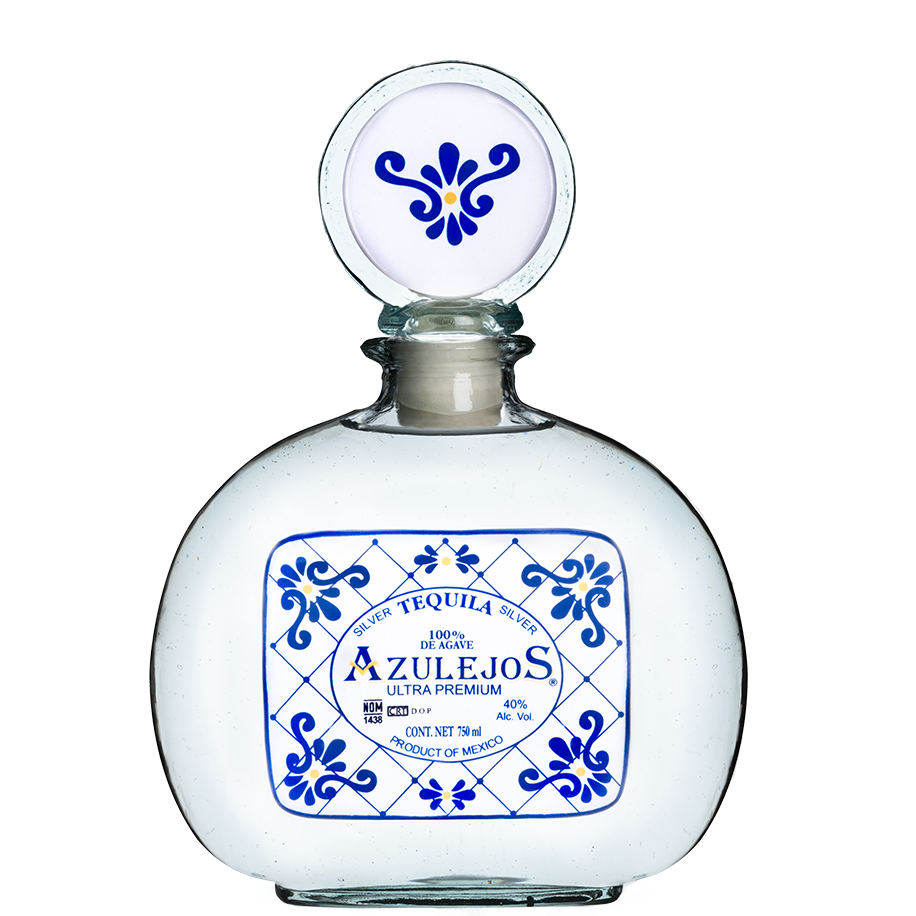 Azulejos Blanco Glass with Ceramic Label 750ml